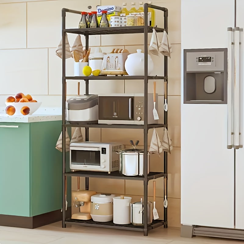 1PC Multifunctional Kitchen Shelf, Microwave Stand Countertop Shelf ...