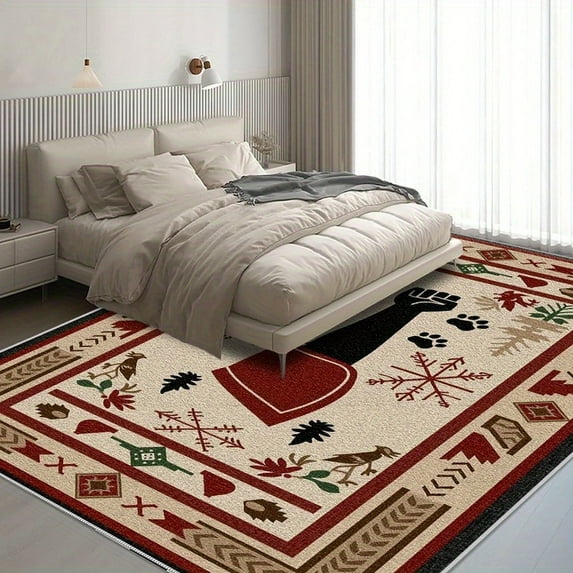 4'x6' kitchen carpet carpet runners non slip animal print area rug ...