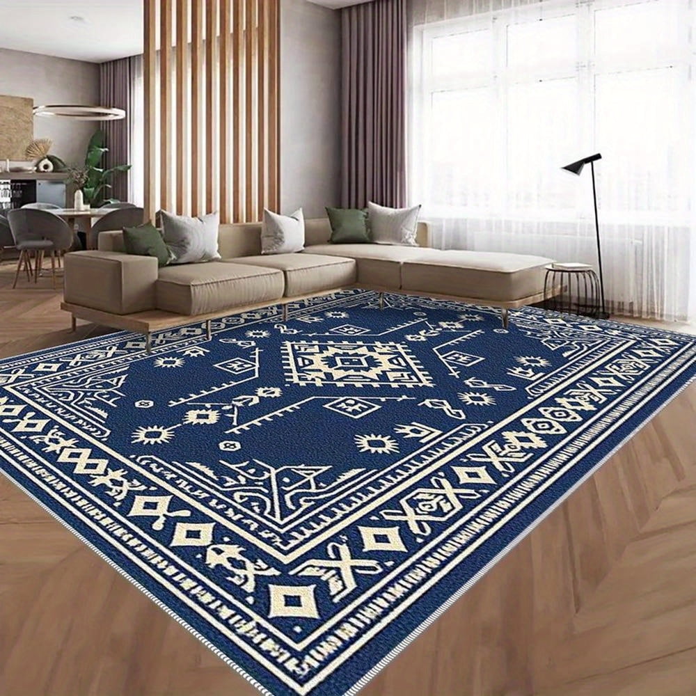 4'x6' room carpet carpet non slip grip checkered area rug octagon area ...