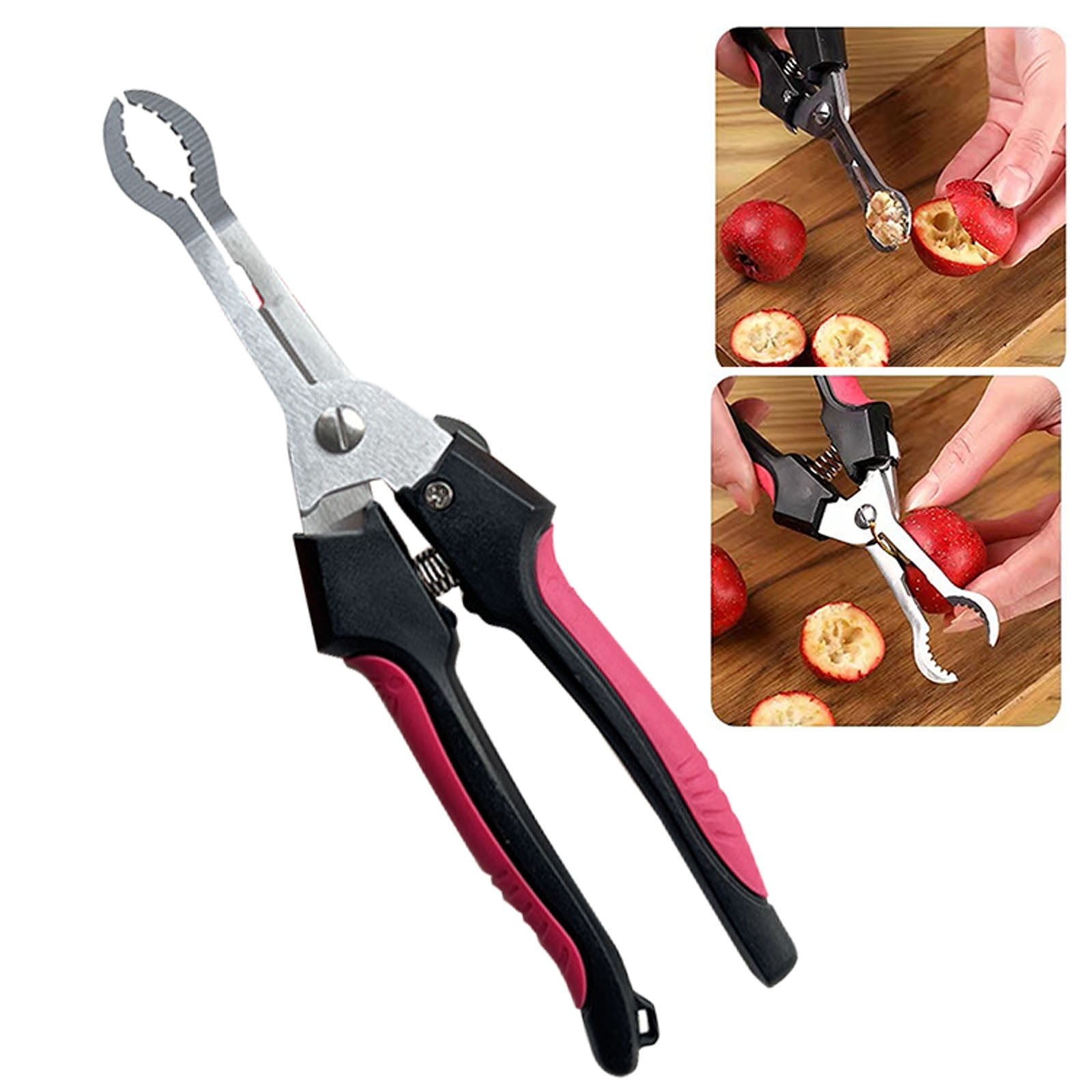 1PC Nuclear Remover Seedless Pitting Pliers Spring Scissors Rock Sugar ...