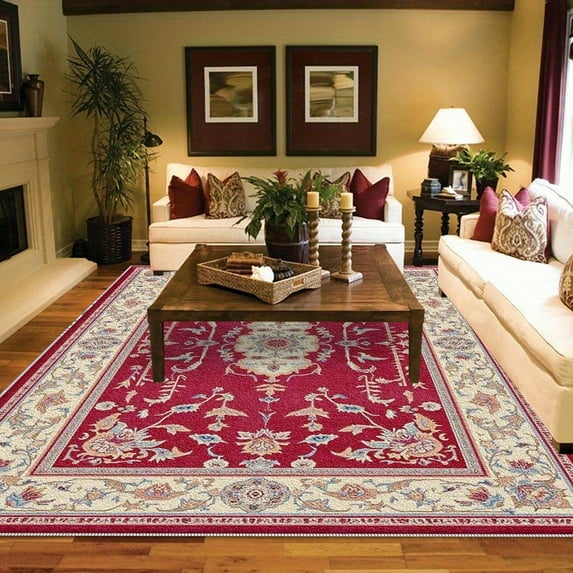 1PC Oriental Style Area Carpet Local Carpet, Lightweight Washable Easy ...