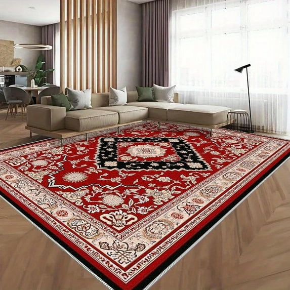 4'x6' floor mat for carpet dining room carpet colorful area rug floral ...