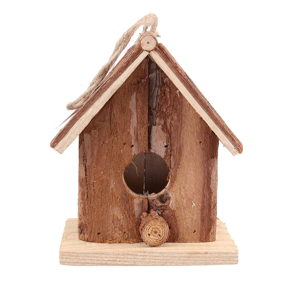 1PC Outdoor Birdcage Wood Bird Cage Double Slanted Design Bird Nest ...