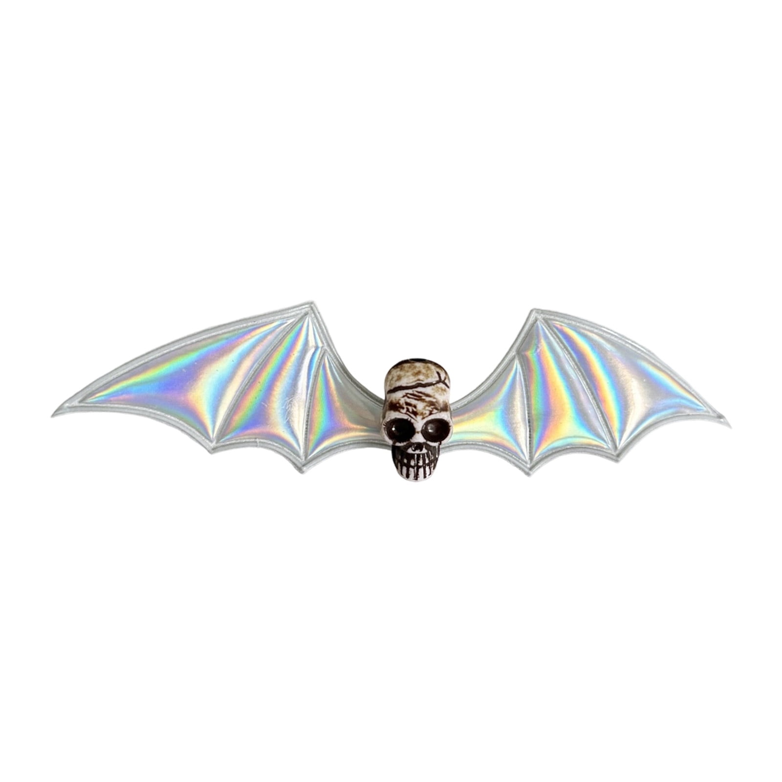 1PC PU Leather Bat Hair Ornament Fashion Barrettes Punk Party Essential ...