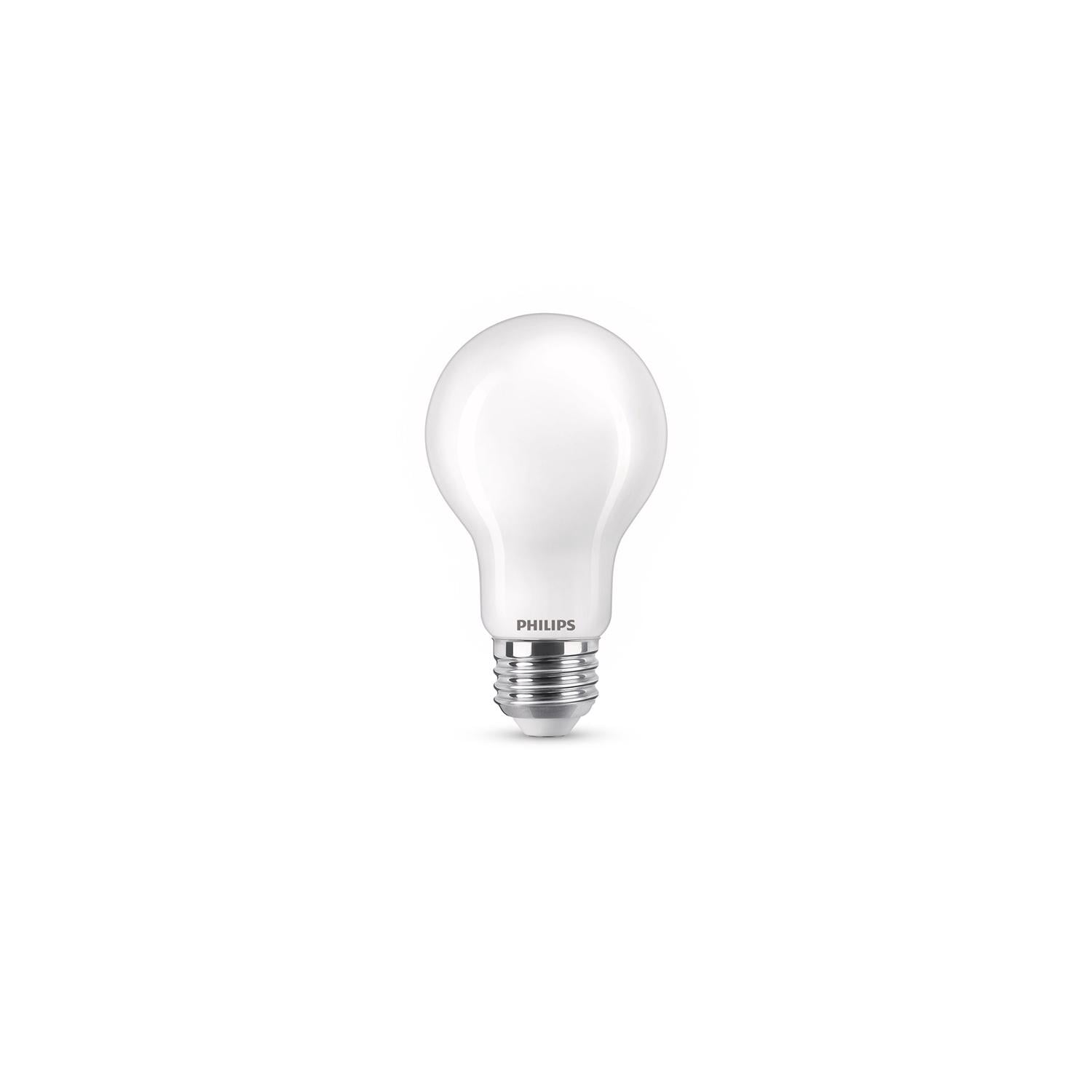 Philips A19 E26 (Medium) Filament LED Bulb Daylight 75 Watt Equivalence ...