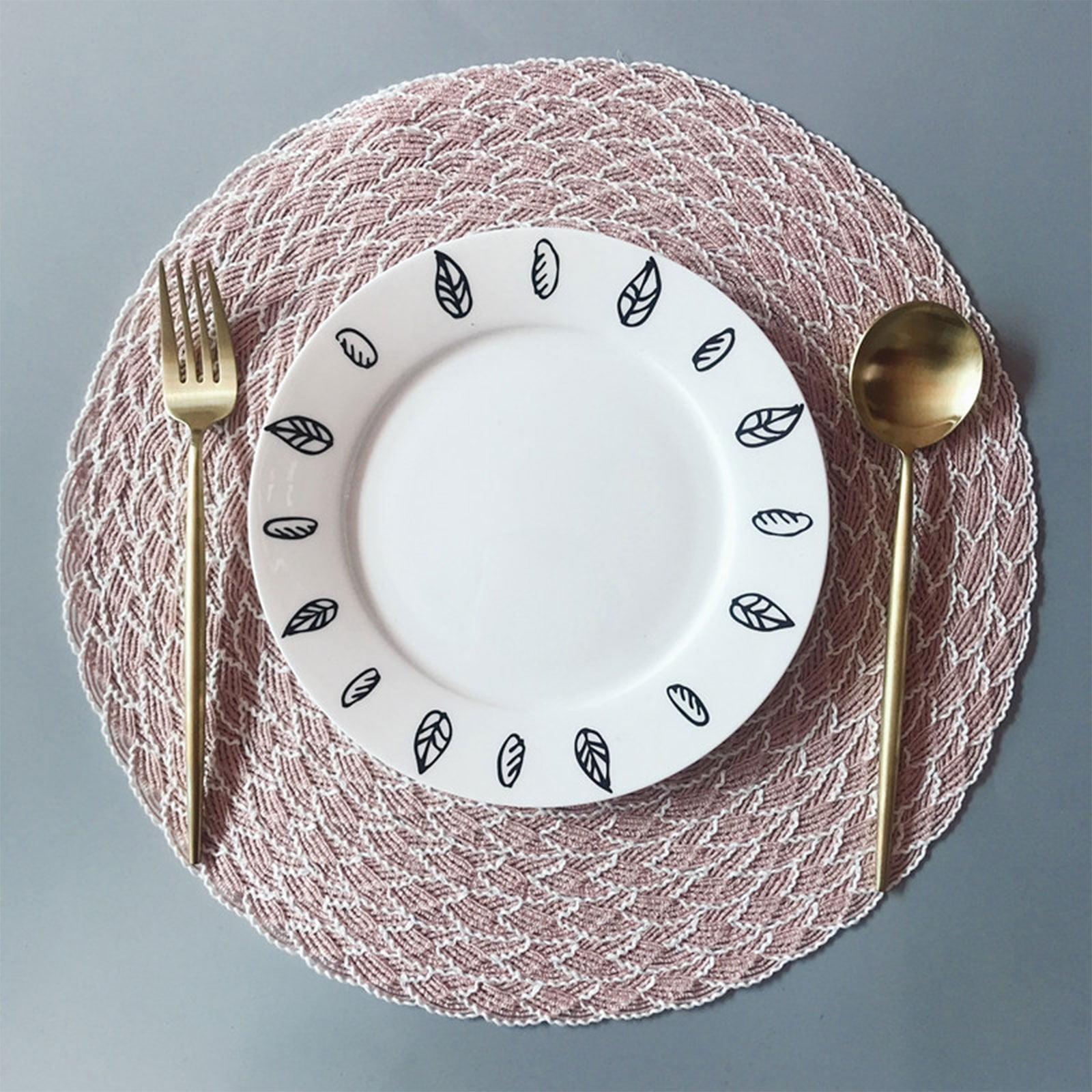 1PC Placemat Table Mat Fancy Pp Material Table Mat Plate Mat Cup Mat ...