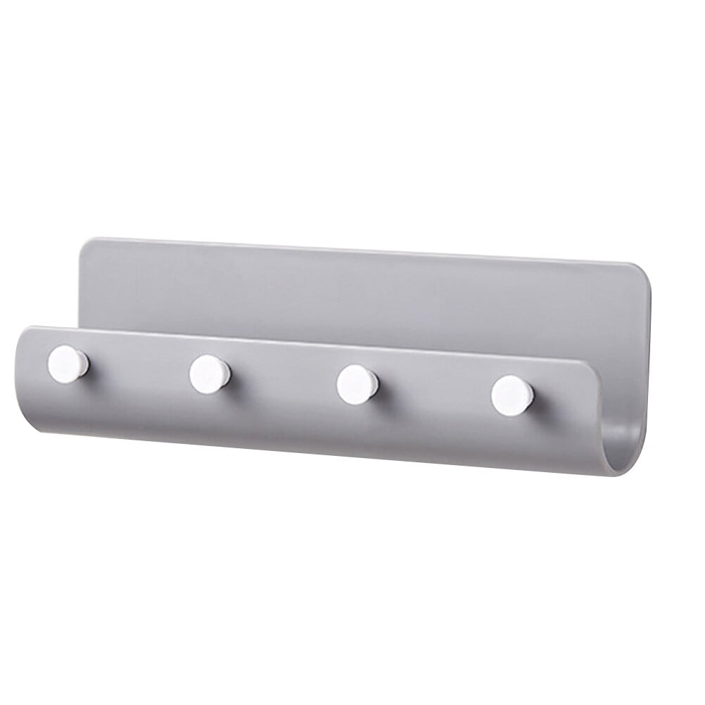 1PC Plastic Wall Hanging Shelf Simple U-shaped Storage Key Holder Rack ...