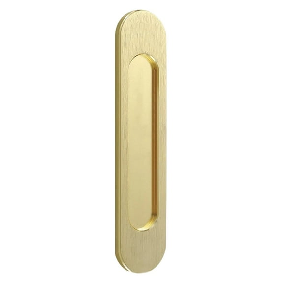 1PC Pocket Door Lock and Pull, Self-Stick Oval Sliding Door Pulls ...