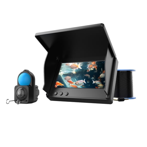1PC Portable Fish Depth Finder Water 4.3 Inch LCD Underwater 220 ...