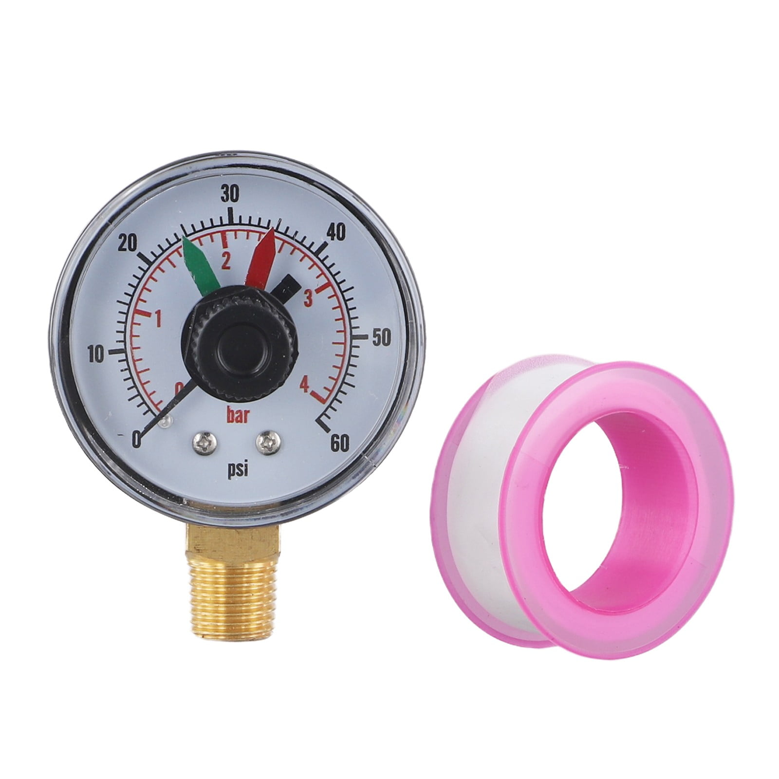 1PC Pressure Gauge Pool Filter Water Pressure Gauge Meter ECX271261 For ...
