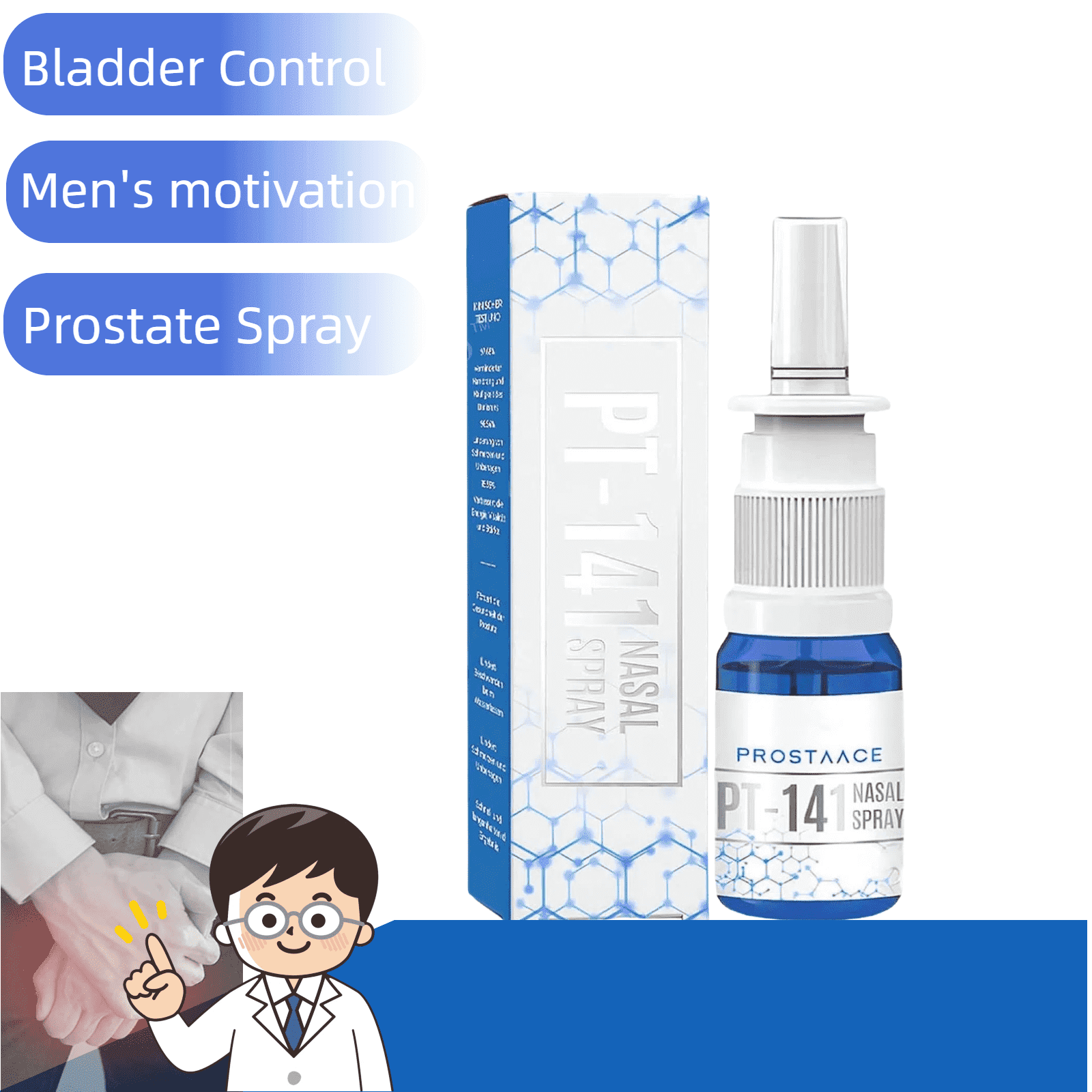 1PC-Pt 141 Peptide Nasal Spray , Professional_Prostate Spray Improves ...