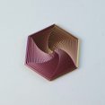 1PC RED GRADUAL 8CM 3D printed hexagonal decompression artifact ...