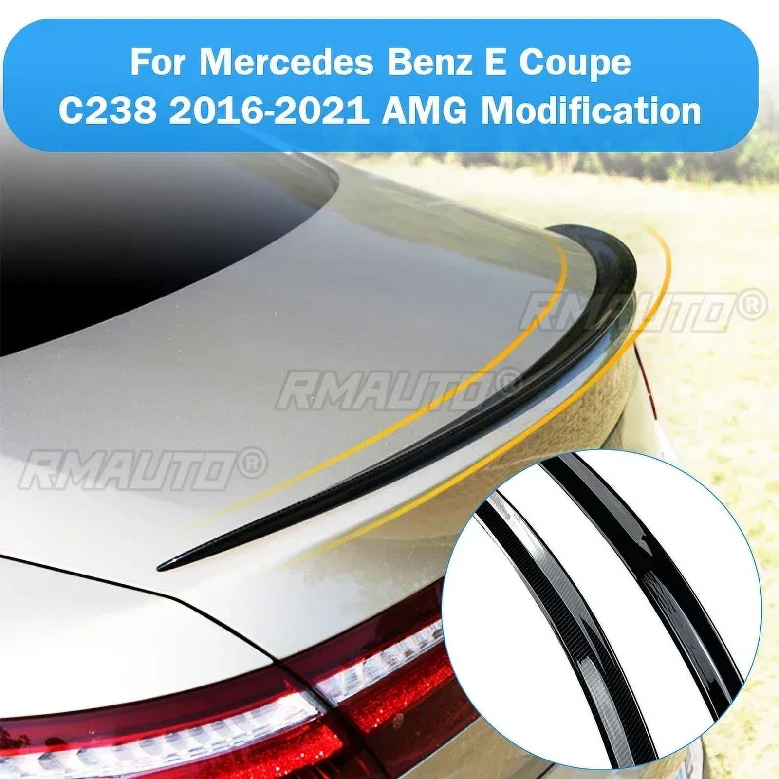 1PC Rear Tail Wing for Mercedes Benz E Coupe C238 2016 2017 2018 2019 ...
