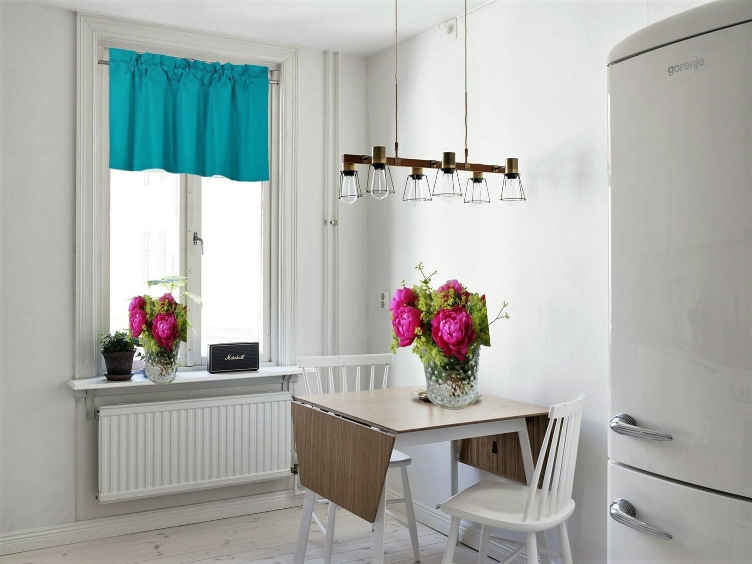 1PC SOLID FOAM LINED BLACKOUT PANEL HALF WINDOW CURTAIN OR VALANCE ROOM ...