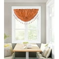 1PC SOLID FOAM LINED BLACKOUT PANEL HALF WINDOW CURTAIN OR VALANCE ...
