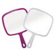 1PC Salon Hand Held Paddle Mirror TV Shape Medium 8" X 9" Vanity ...