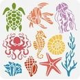 Ocean Creatures Art Stencils and Templates - Walmart.com