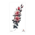1PC Sexy Flower Temporary for Women Waterproof Rose Butterfly Fake ...