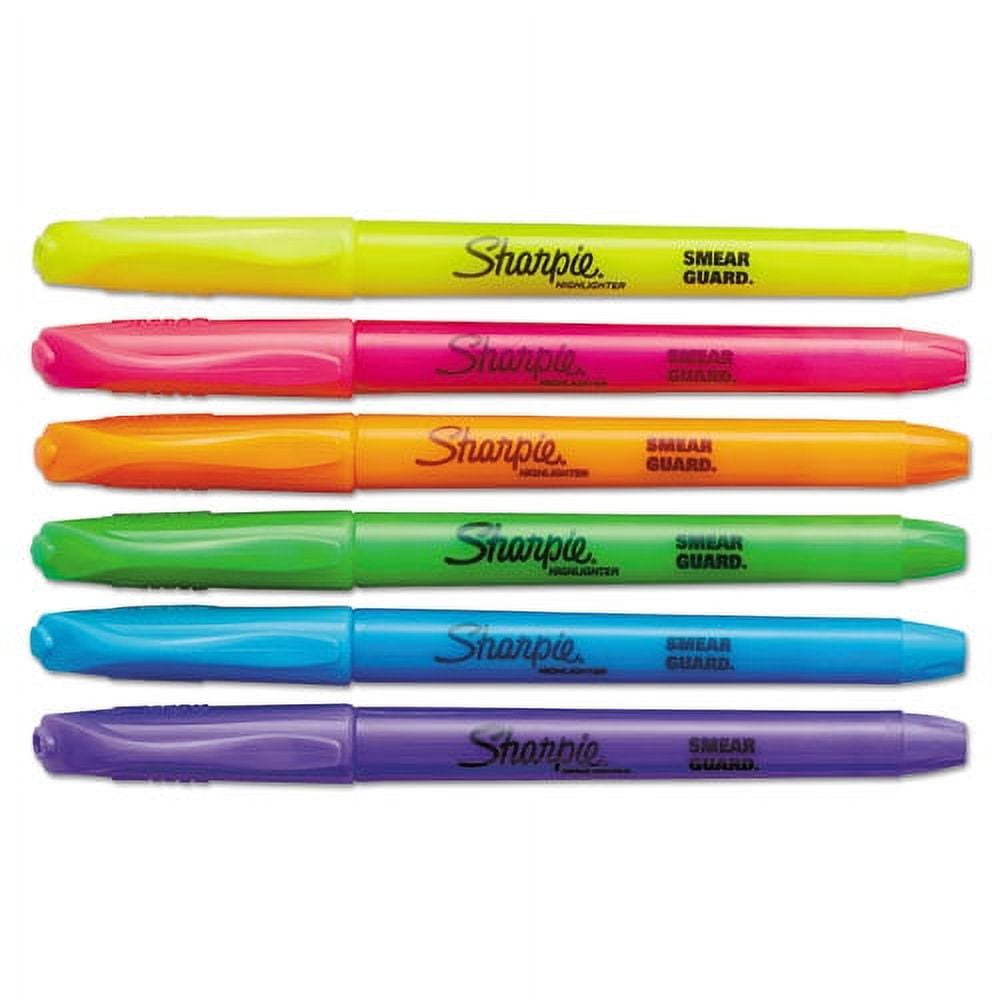 1PC Sharpie Pocket Style Highlighters, Assorted Ink Colors, Chisel Tip ...