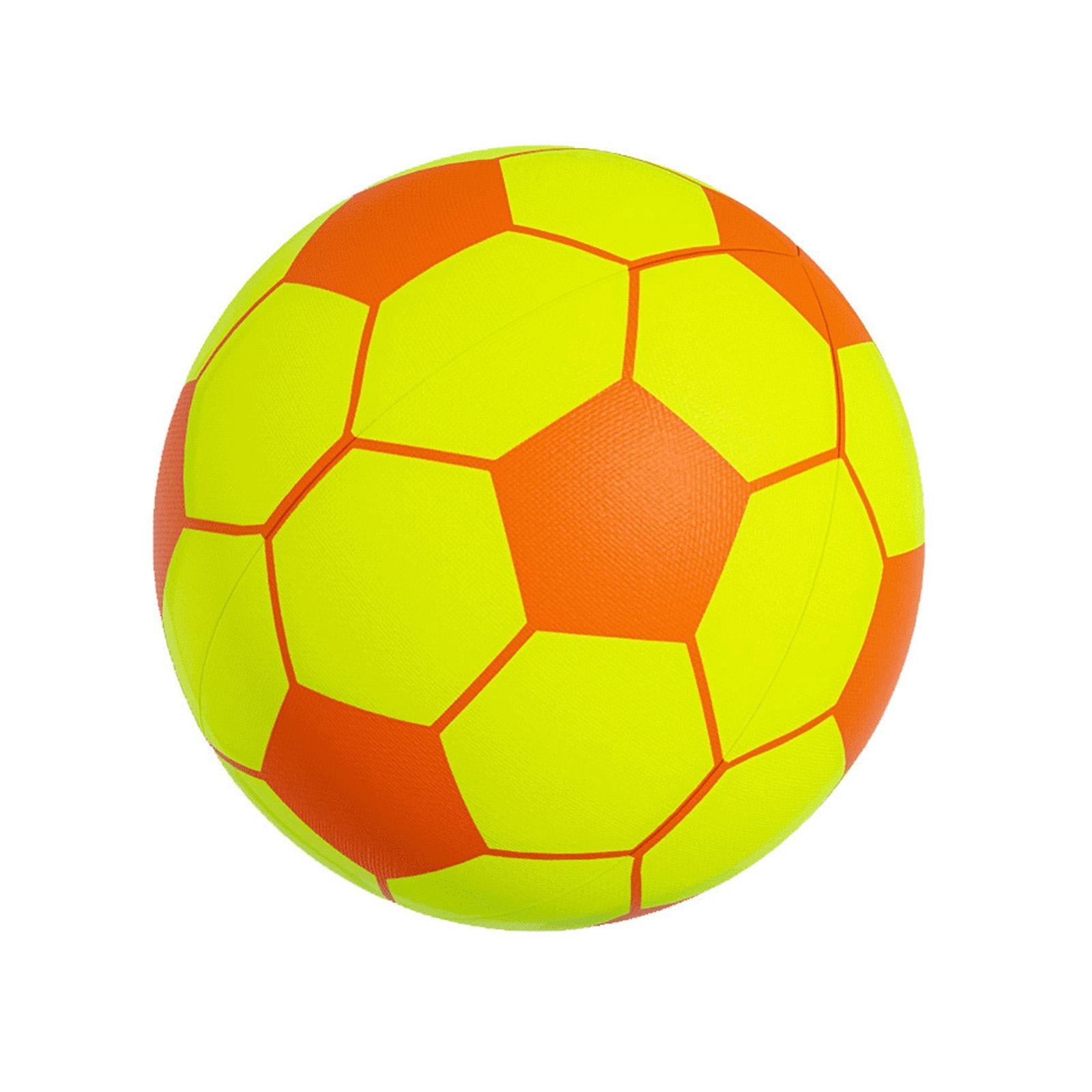1PC Silent Soccer Ball, 8inch Fluorescent Red Indoor Quiet Football ...