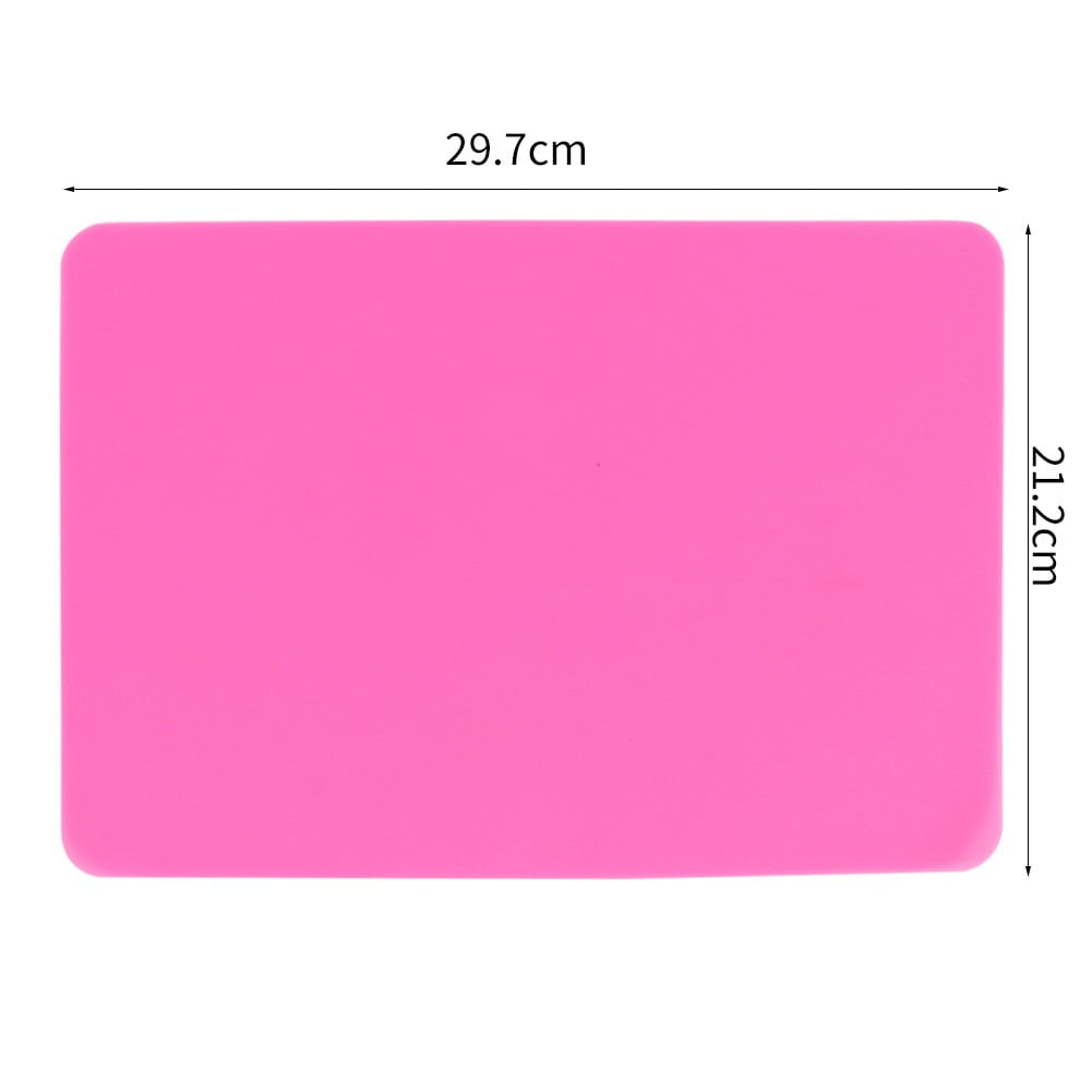 1PC Silicone Sheet Mat Casting Nonstick Craft Mat for Epoxy Resin，Paint，Clay Pink-297*212mm ...