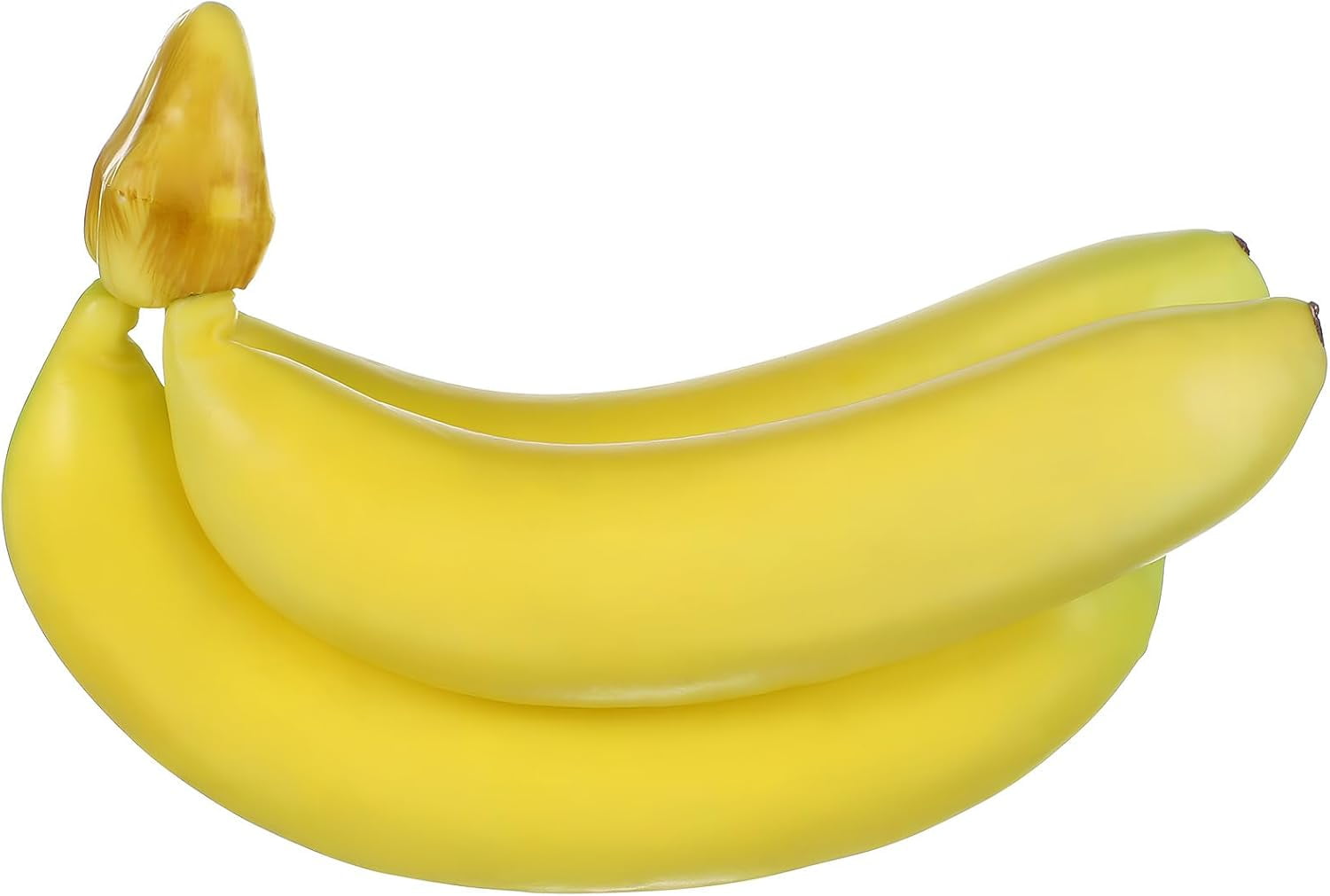 1PC Simulation Three Bananas Artificial Banana Model Fake Yellow Banana Plastic Fruit Photo ...