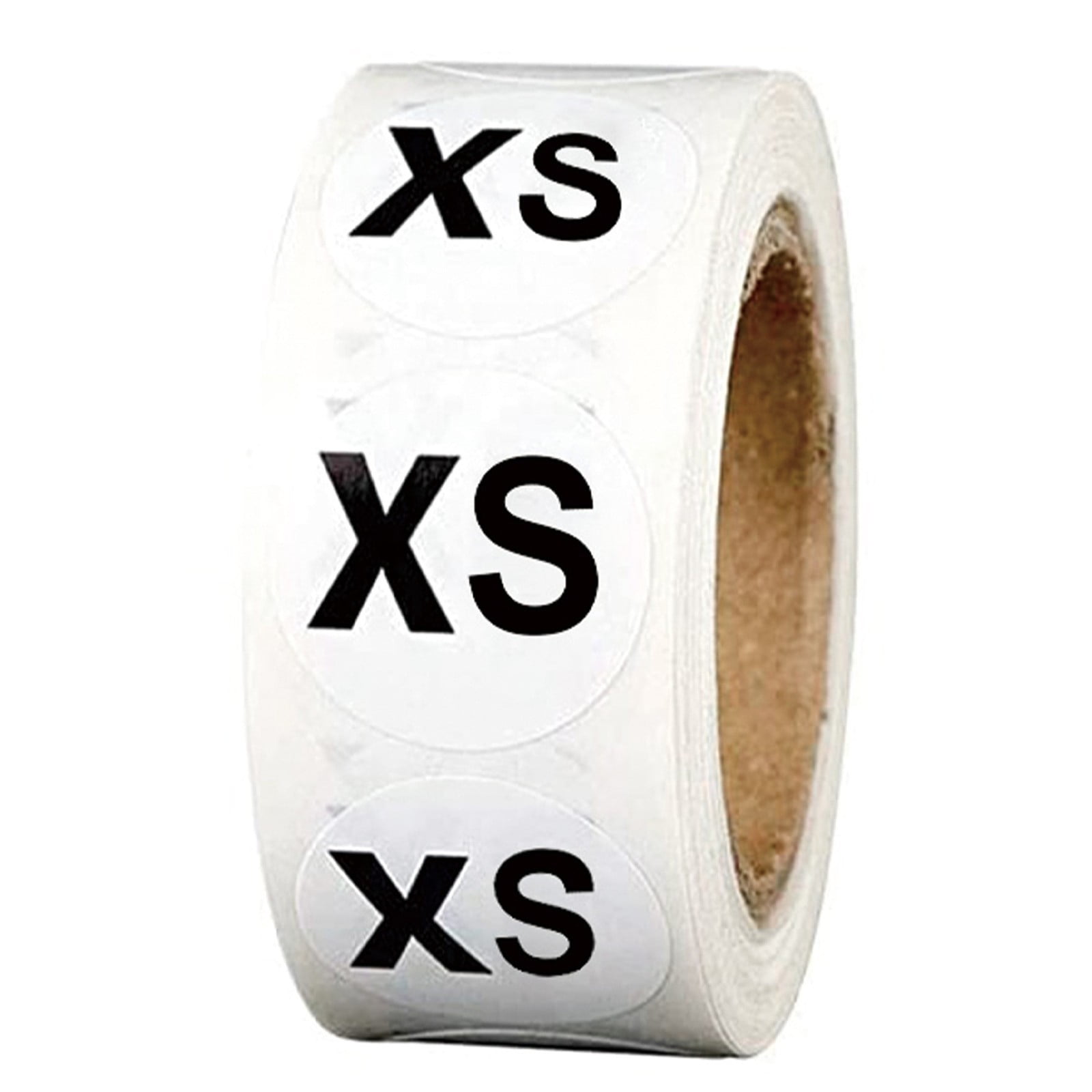 1PC Size Marking Sticker Roll, Durable Paper Labels for Clothing ...
