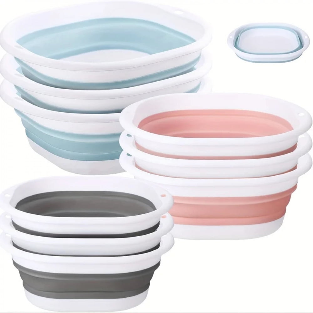 1PC Small Portable Foldable Wash Basin, Vegetable Basin, Foot Basin ...
