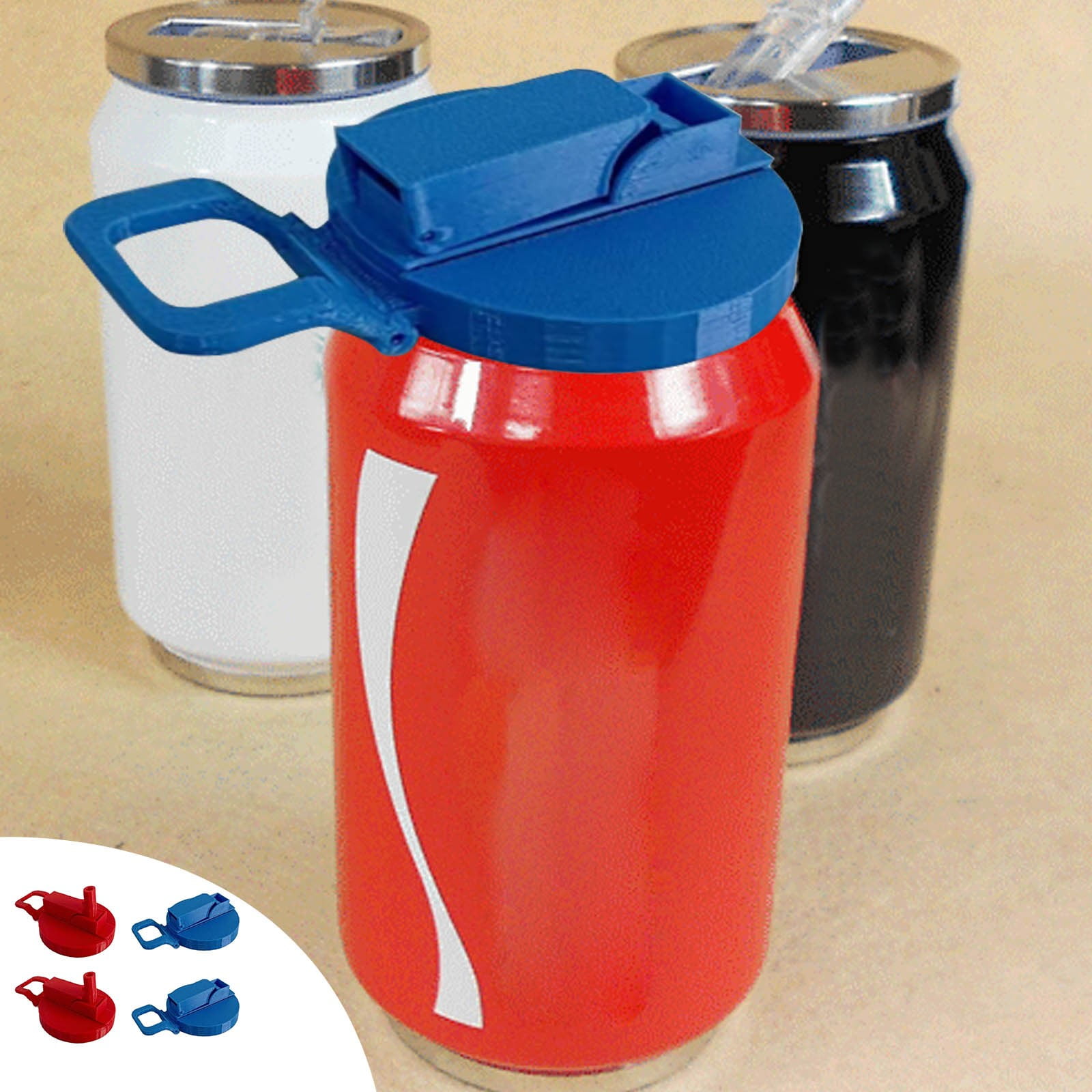 1PC Soda Can Lid (4Pcs) Can Lids Silicone Can Can For Reusable For ...
