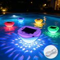 1PC Solar Floating Pool Lights,Pool Lights with RGB Color-Changing Fish ...