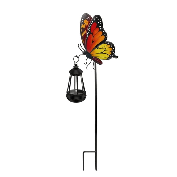 1PC Solar Lights With Butterfly Stakes, Outdoor Solar Garden Lights ...