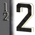 1PC Solar Number Light Solarpowered Digital Signage Illuminated Sign ...