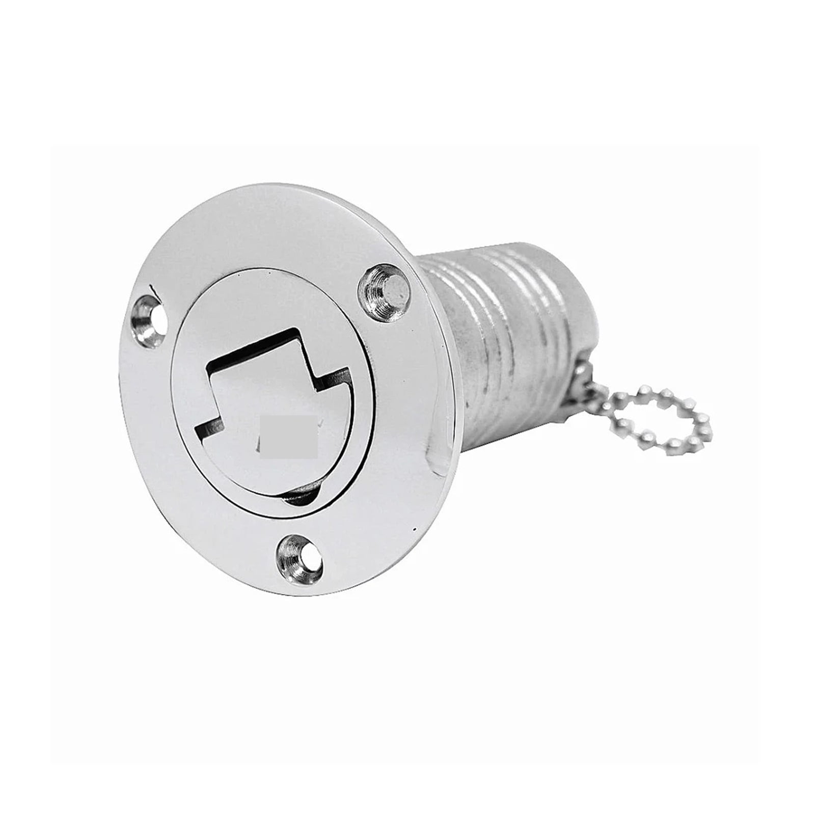 1PC Stainless Steel 316 Deck Filler GAS FUEL WASTE WATER 38mm Mirror ...