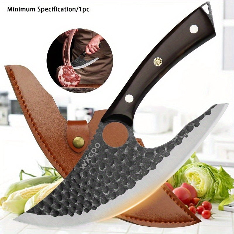 1PC Stainless Steel Handmade Forged Knife Unique Knives Sharp Sashimi ...