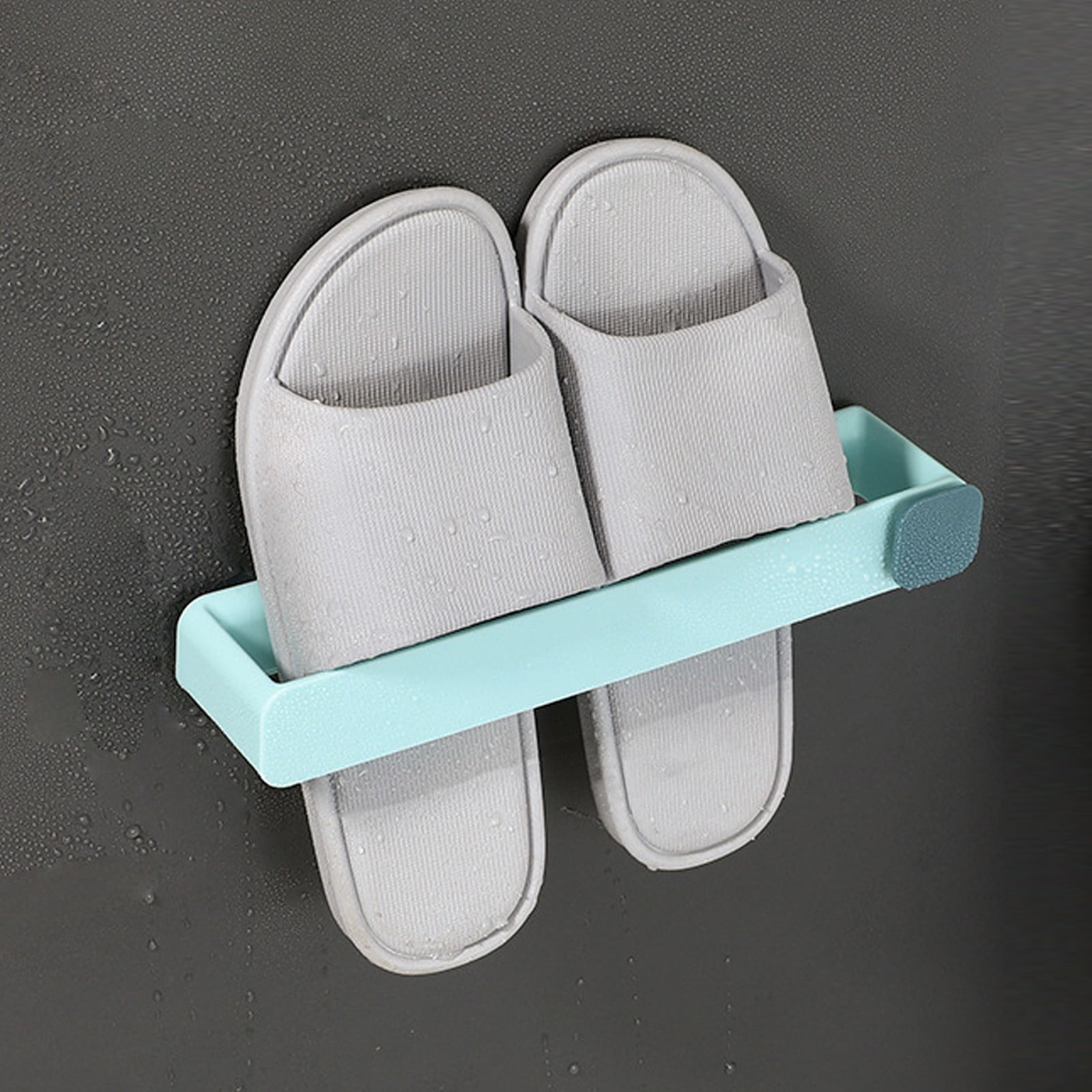 1PC Storage Rack Bathroom Slippers Rack Wall Hanging Shoes Storage Rack ...