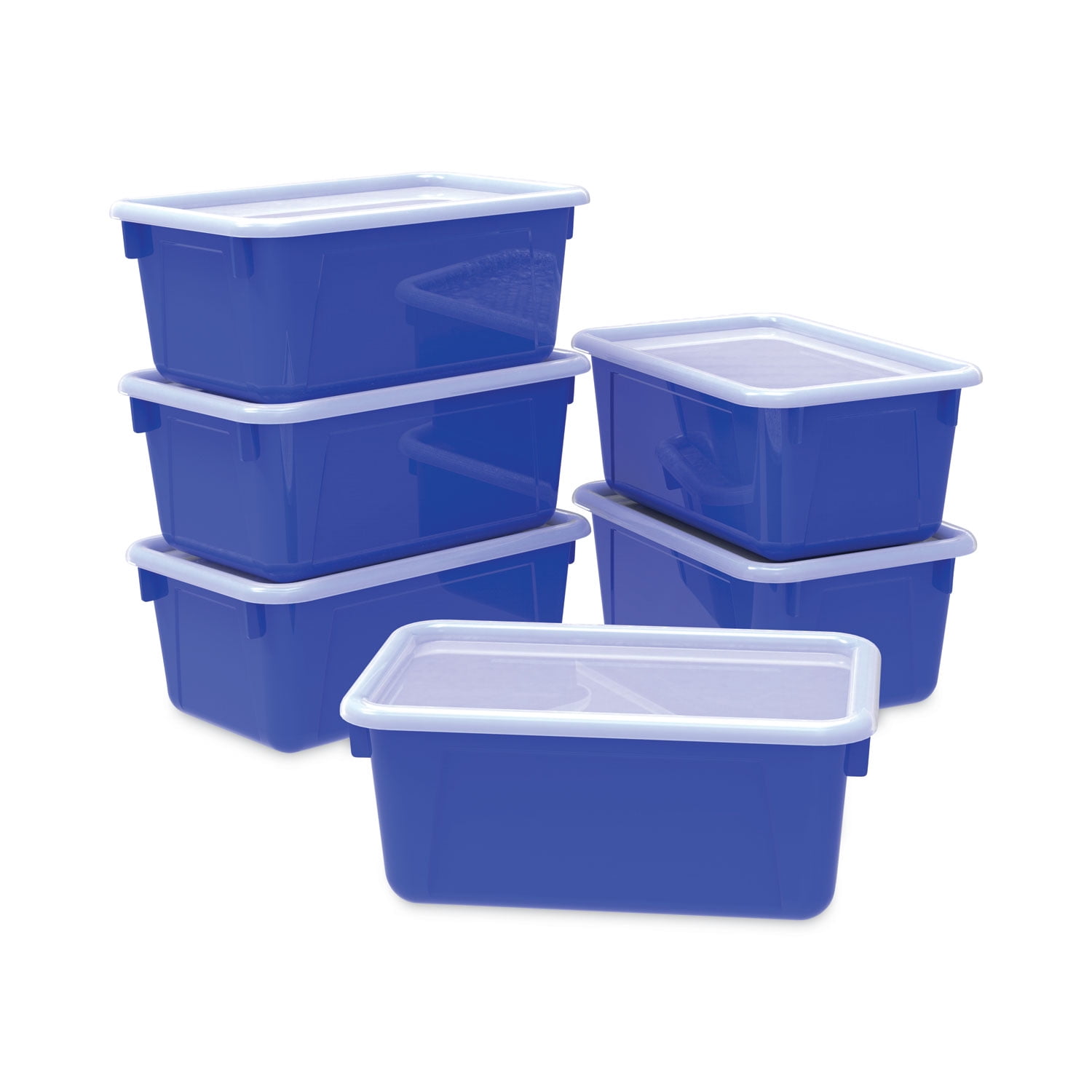 1PC Storex Cubby Bins with Clear Lids, 12.25\\" x 7.75\\" x 5.13 ...