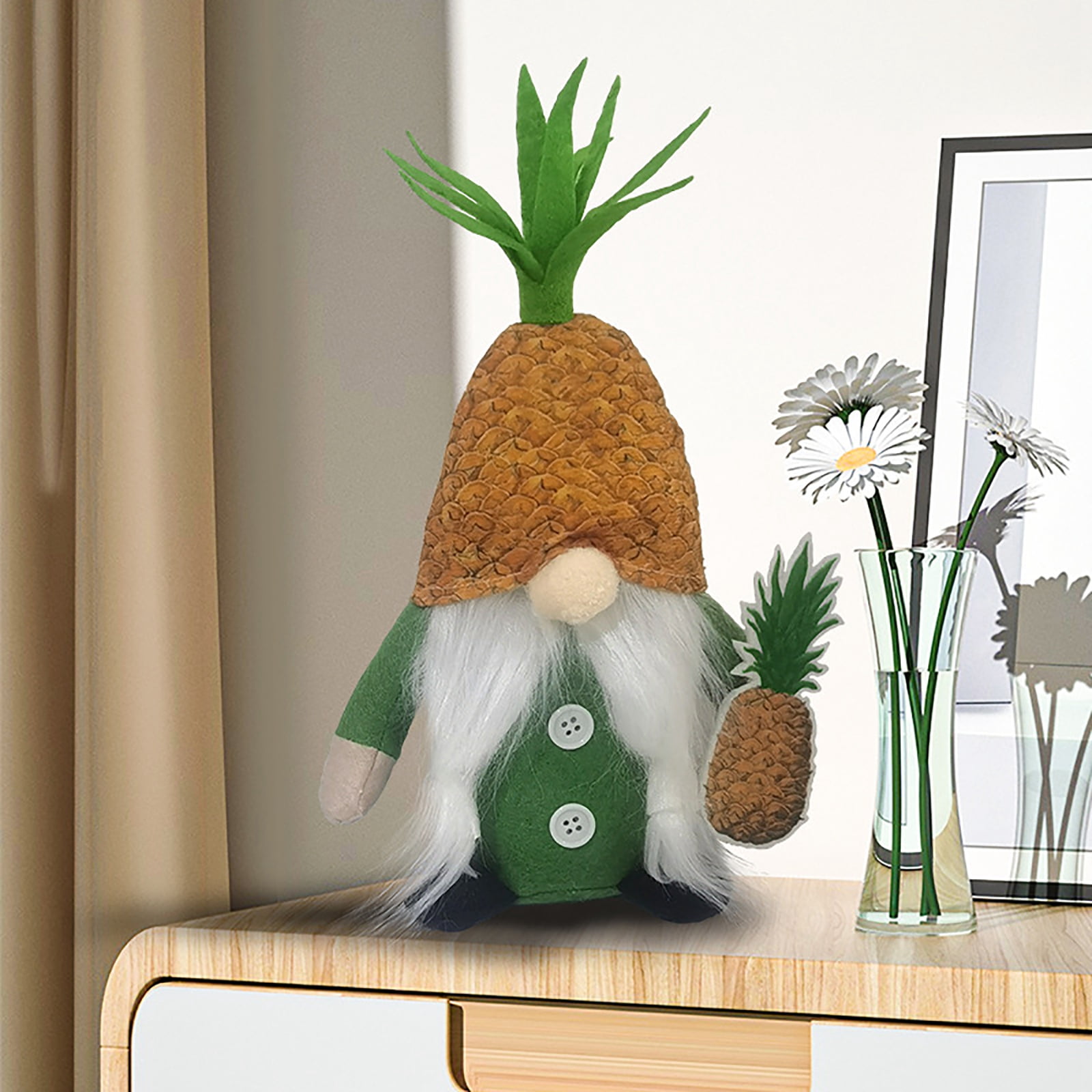1PC Summer Faceless Old Man Doll Figure Spring Pineapple Gnome ...