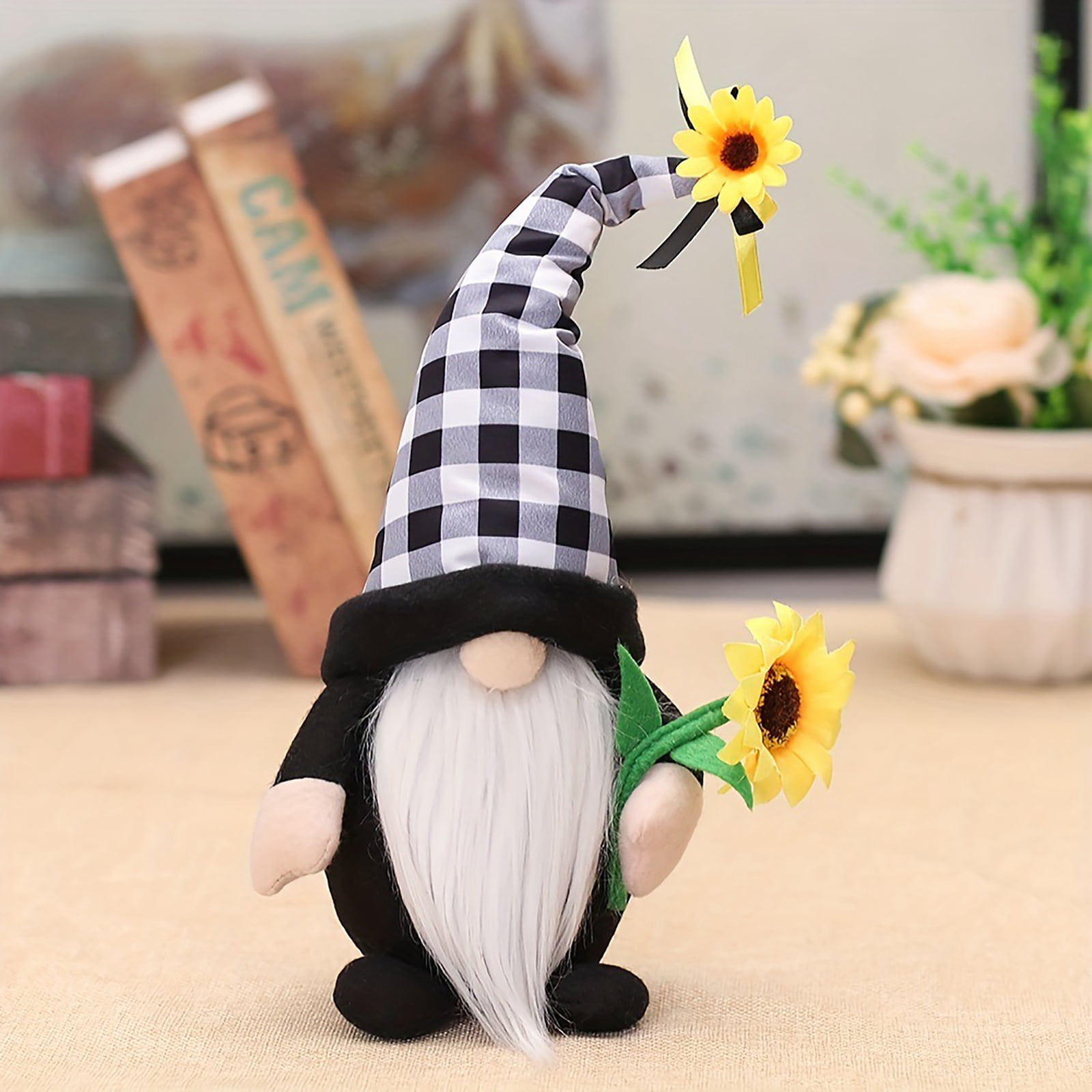 1PC Sunflower Gnomes Plush Decorations, Summer Spring Gnomes ...