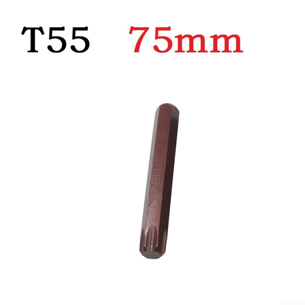 1PC Torx Star Screwdriver bits 30mm & 75mm Hex Shank T20/T25/T30/T40 ...