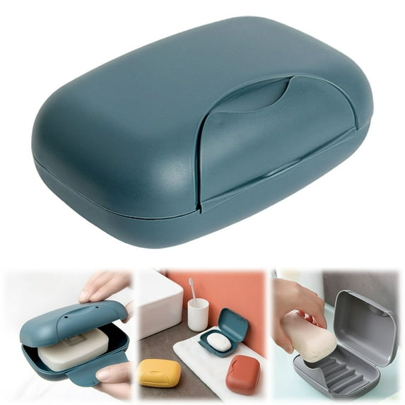 1PC Travel Soap Case with Lid,Leakproof Soap Box,Portable Soap ...