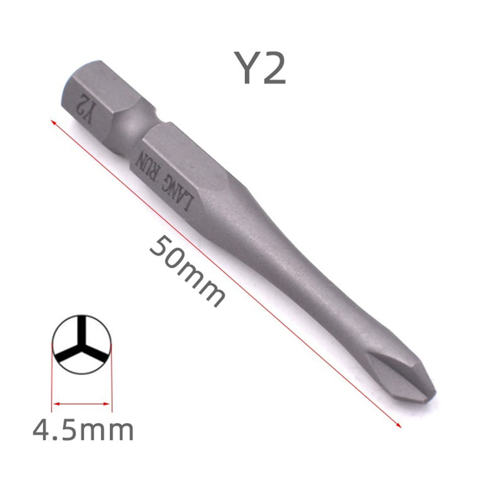 1PC U4 U5 U6 U7 U8 50mm U-Y-Type Thiangle Screwdriver Bit Electric Screw Driver U-Y-Type ...