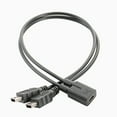1PC USB 2.0 Cable Female to Mini USB 2.0 5 pin Male Data Splitter Cord ...