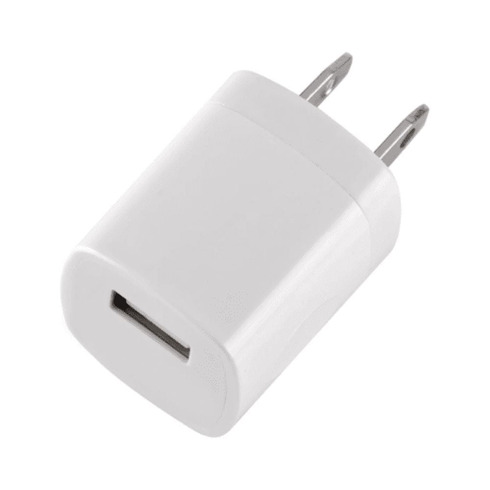 USB Wall Charger Cube: Single Port White Charging Adapter Compatible ...