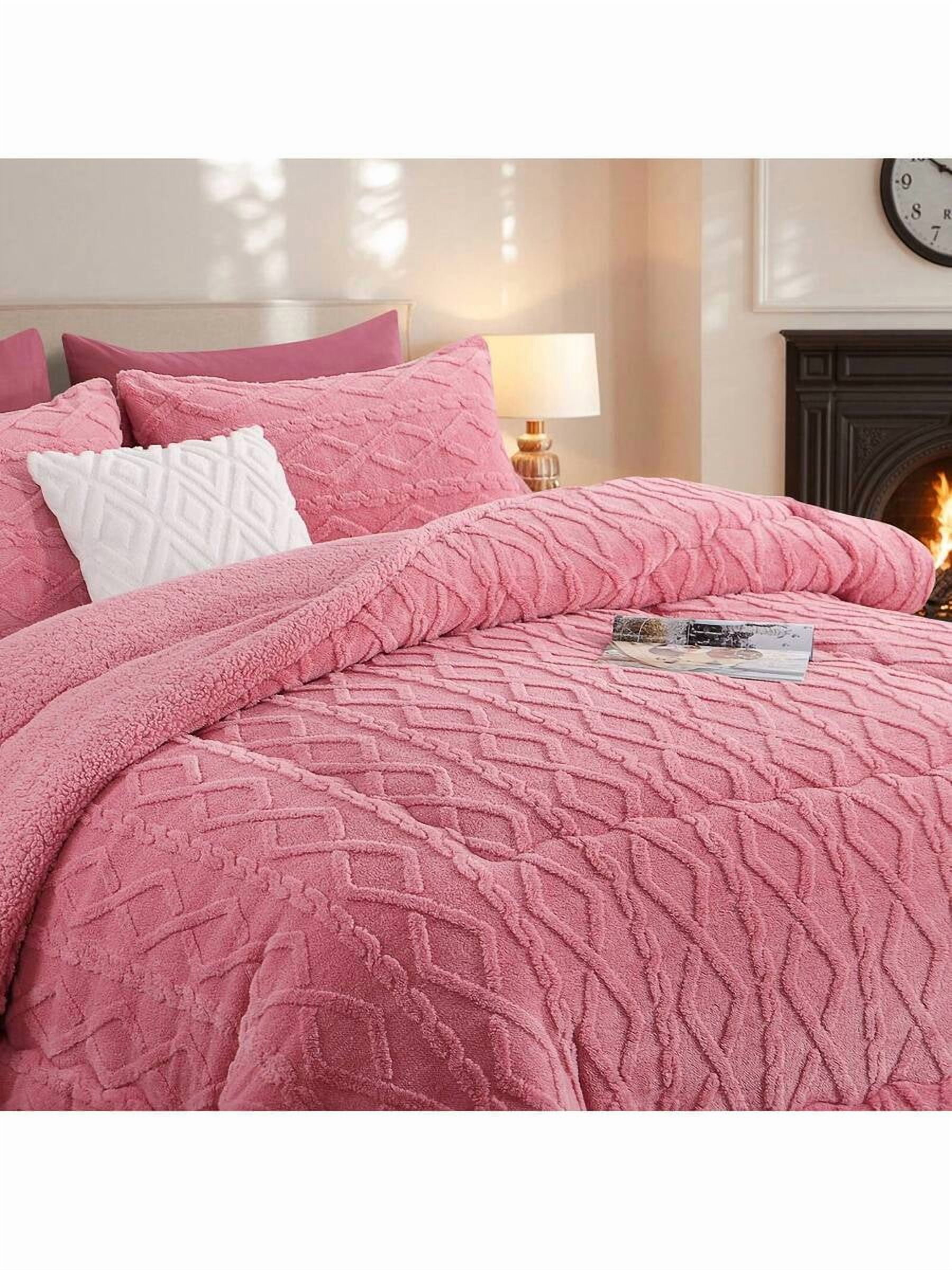 1PC Ultra-Soft Thick Taffeta Comforter - Double-Sided Velvet Warm ...