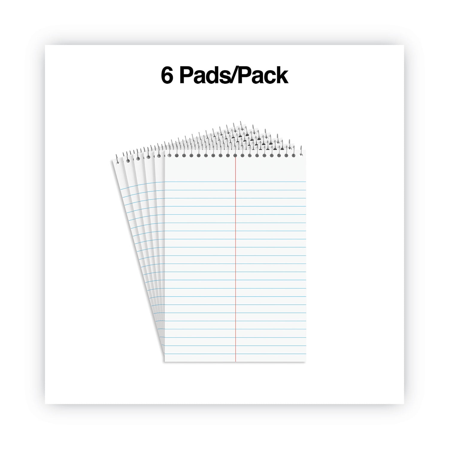 1PC Universal Steno Pads, Gregg Rule, Red Cover, 80 White 6 x 9 Sheets ...