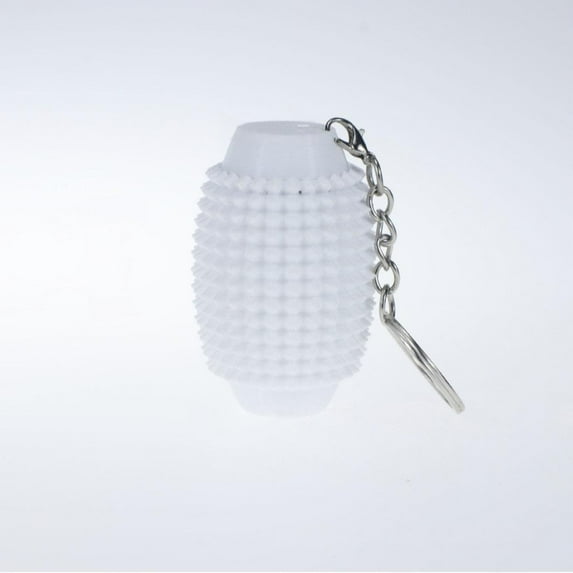 1PC WHITE 6CM 3D printed stick with oval key axis and press button ...