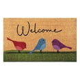 1PC Welcome Mat Coconut Fiber Door Mat with Premium Natural Coir ...