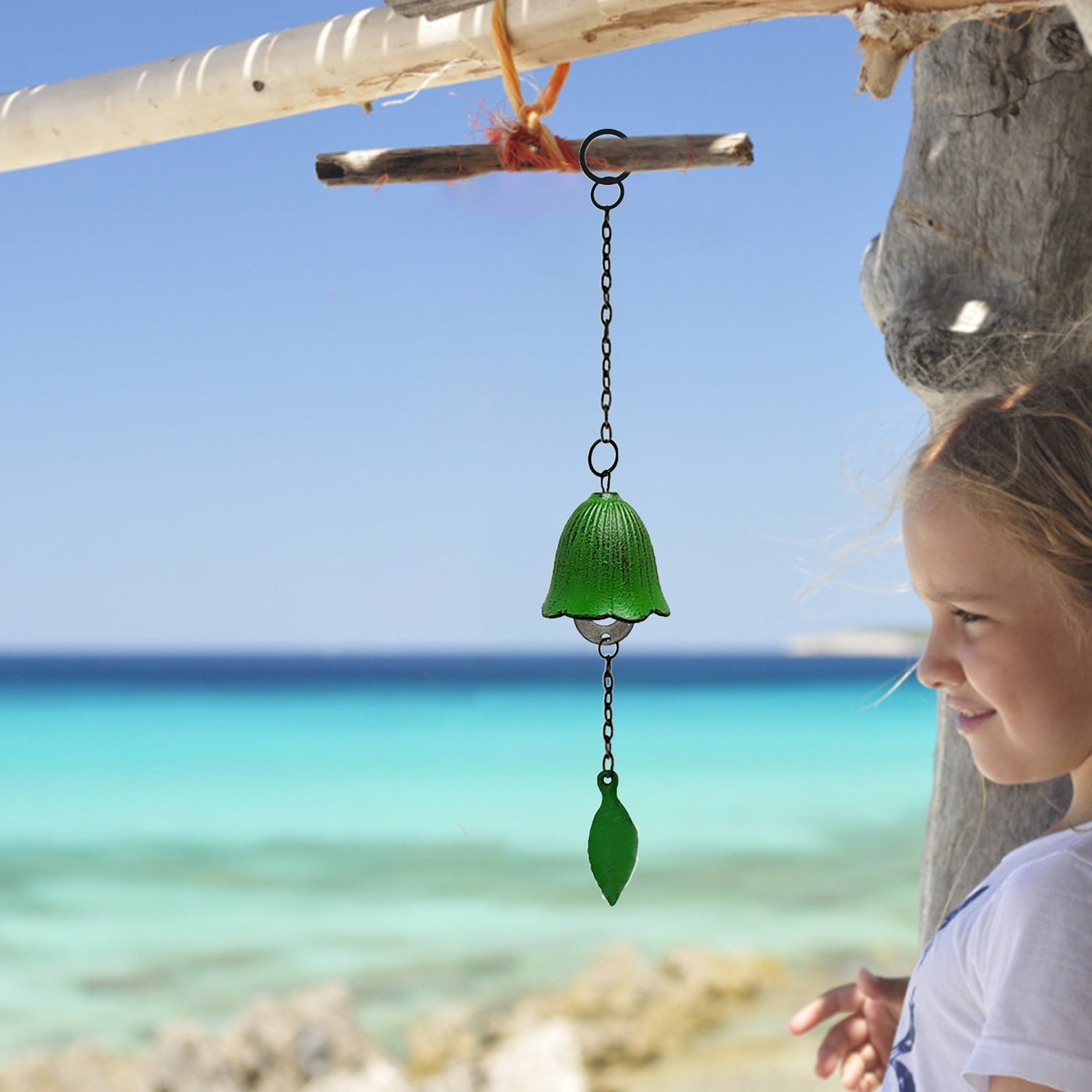 1PC Wind Chime Retro Casts Iron Garden Good Luck Wind Chimes Home ...