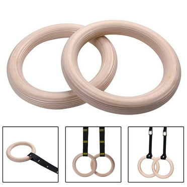 Gymnastic Rings Fitness Swings Hand Rings Adults Kids Pull-ups Bar ...