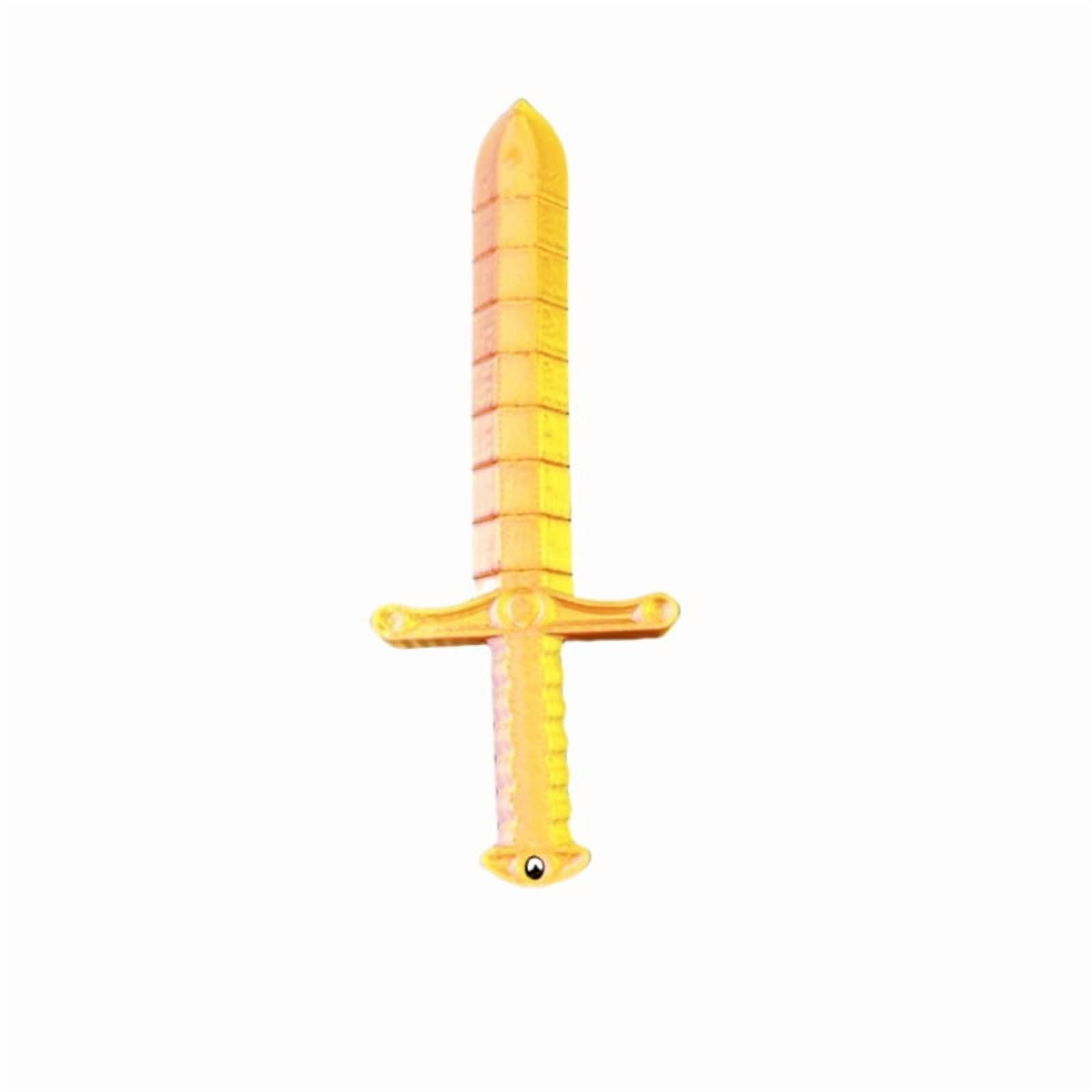 1PC YELLOW 16CM 3D printed sword whip creative sword, bendable and ...